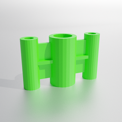 Tri Connector (Green) – Britains Space & Star System